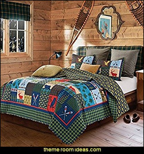 Decorating theme bedrooms - Maries Manor: log cabin - rustic style ...