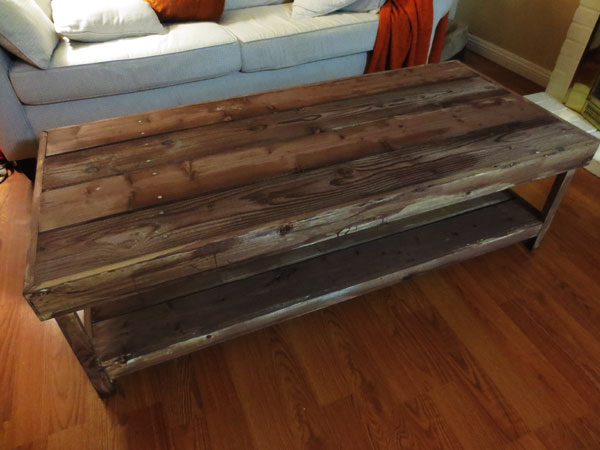 Willow Glen DIY: Rustic Coffee Table - From Scratch!