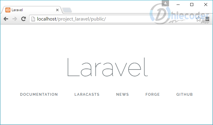 Instalasi Framework Laravel Dhidecoderweb Tutorial Pemrograman Web