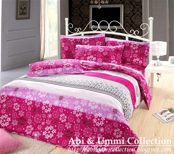 Abi & Ummi Collection: Flora Bedding Set 03 Design A