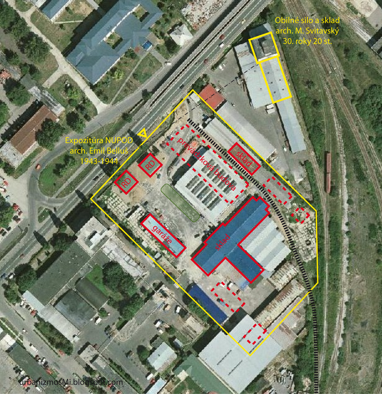 Emil Belluš: Areál NUPOD Michalovce
