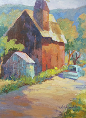 Contemporary Landscape Artists International: Oil Landscape, Barn ...