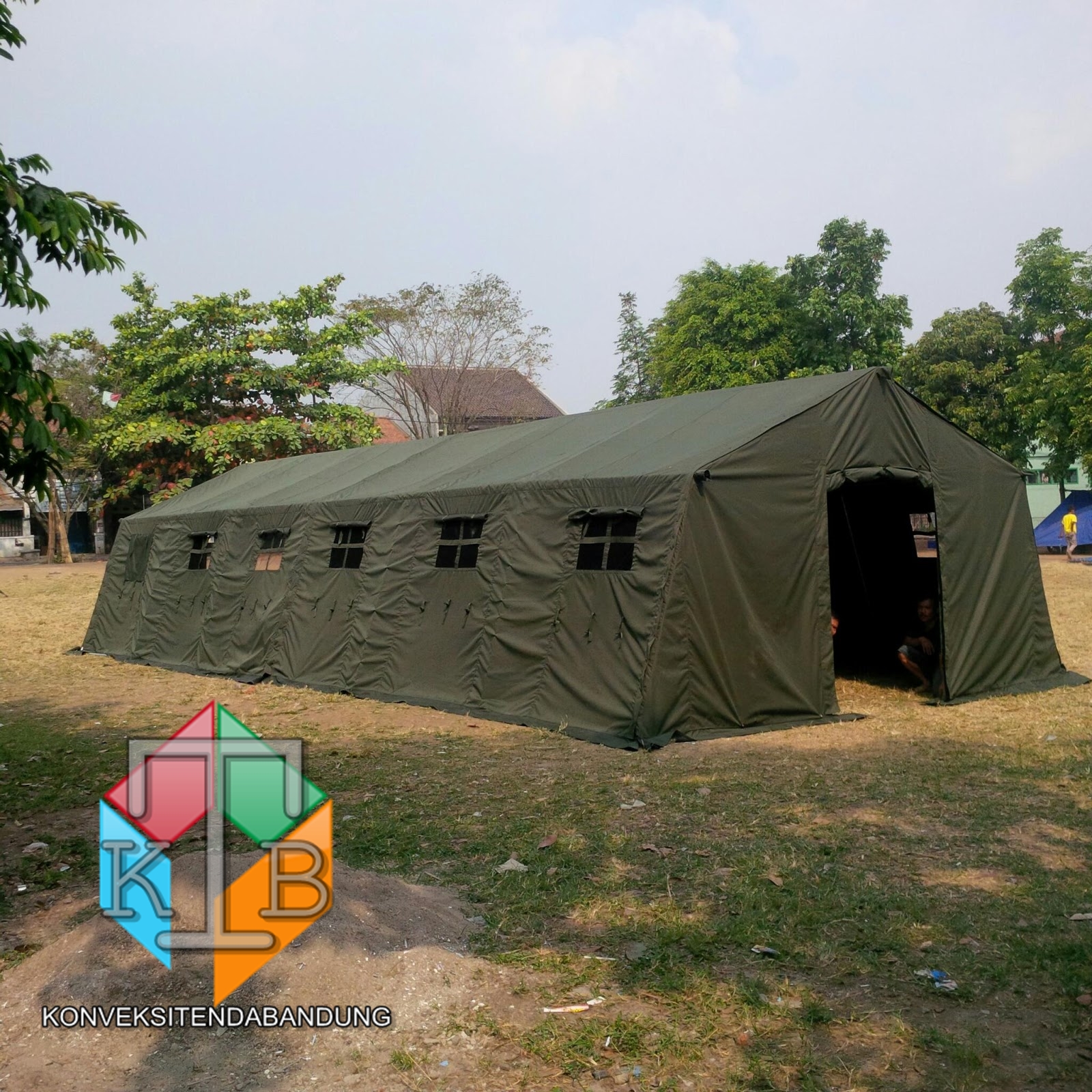 TENDA SERBAGUNA TNI / TENDA PENGUNGSI STANDAR TNI - KONVEKSI TENDA BANDUNG