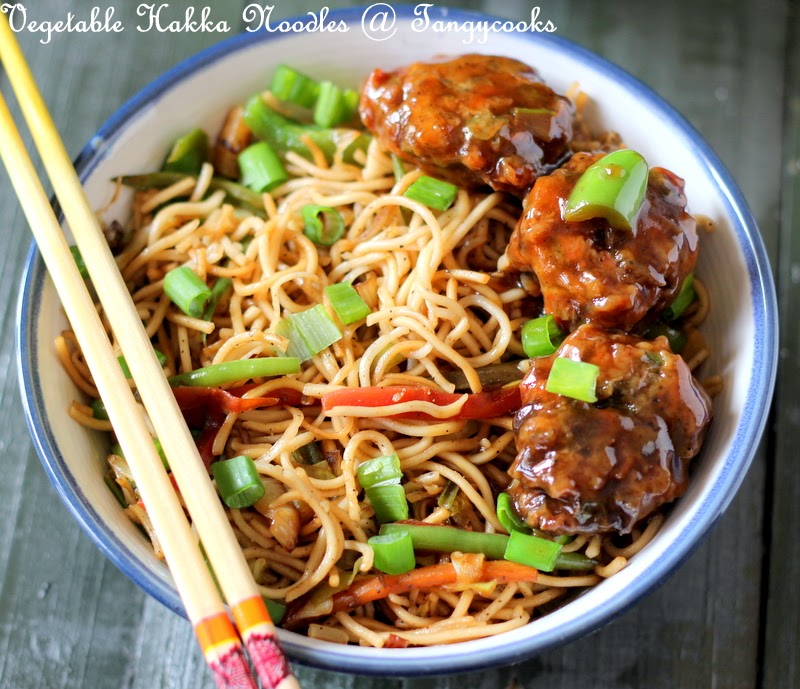 CONCOCTIONS OF A COOKAHOLIC !!!: Vegetable Hakka noodles