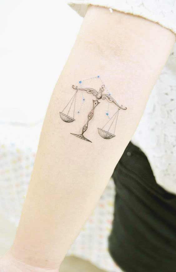 170 Most Beautiful Libra Tattoos For Females And Guys 2020 Horoscope Designs Tattoo Ideas 2020