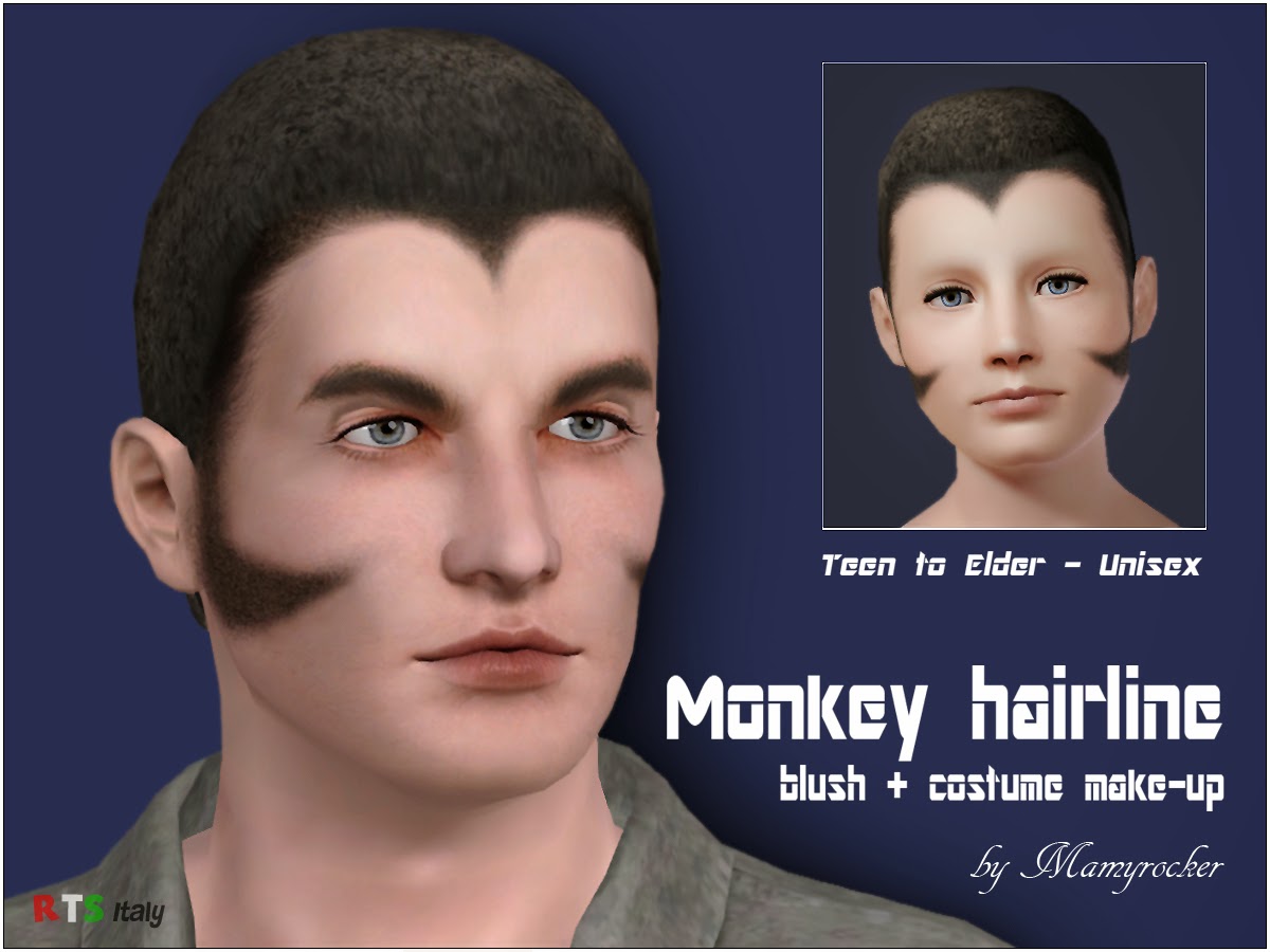Rock The Sims Italy \m/: MONKEY HAIRLINE
