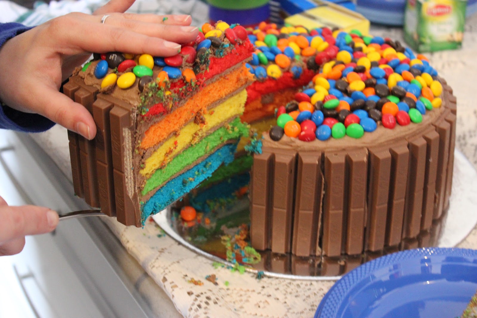 Sprinkles & Spatulas: Rainbow Velvet Cake