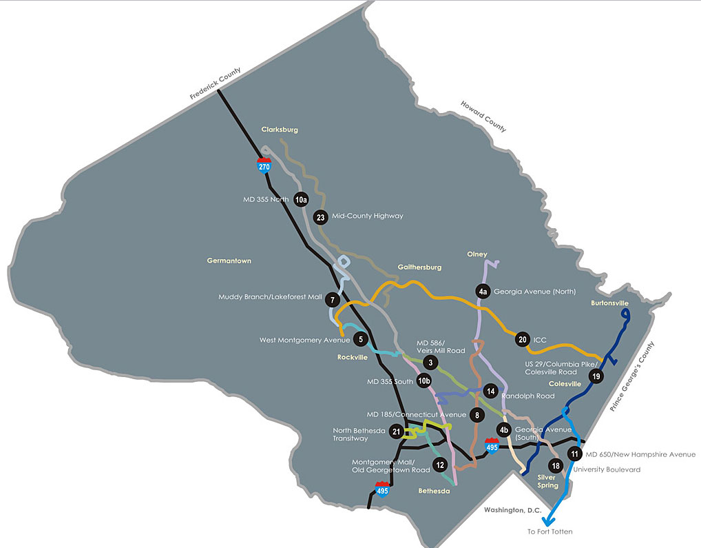 maryland juice: MoCo 2040: County Plots 150-Mile Transit Plan // MoCo ...