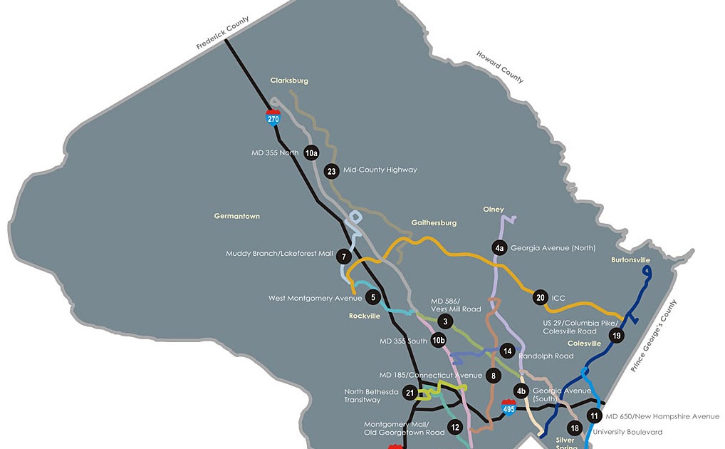 maryland juice: MoCo 2040: County Plots 150-Mile Transit Plan // MoCo ...