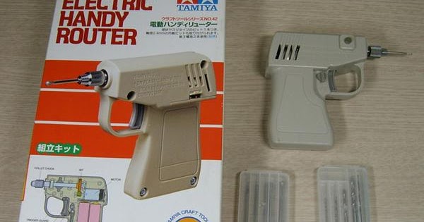 Scale Model Kit Review Blog (SMKR): Tamiya Electric Handy Router Review ...