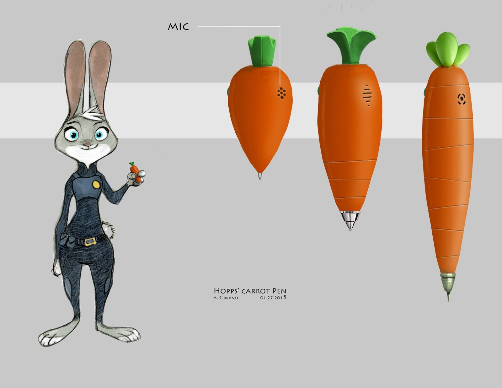 A R M A N D S E R R A N O: ZOOTOPIA Post 3: The Carrot Pen