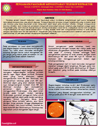 Contoh Poster Ilmiah