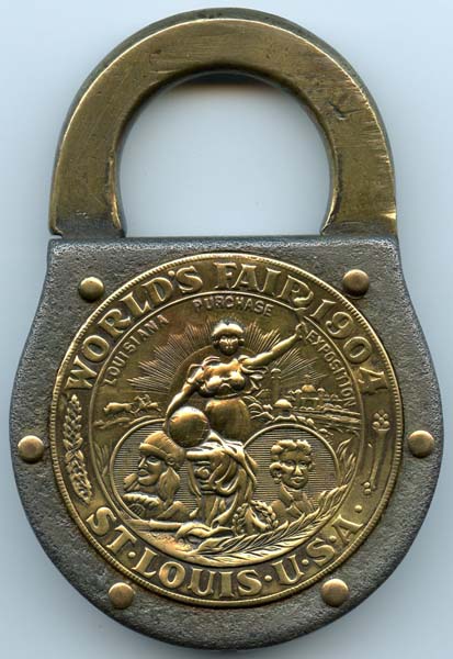 RestraintsBlog: 1904 St. Louis World's Fair - Commemorative Padlock