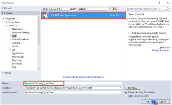 Strongly Typed View Vs Dynamically Typed View In Aspnet Mvc ~ It