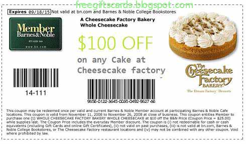 Discount Coupons and Promo Codes 2020: Cheesecake Factory Coupons