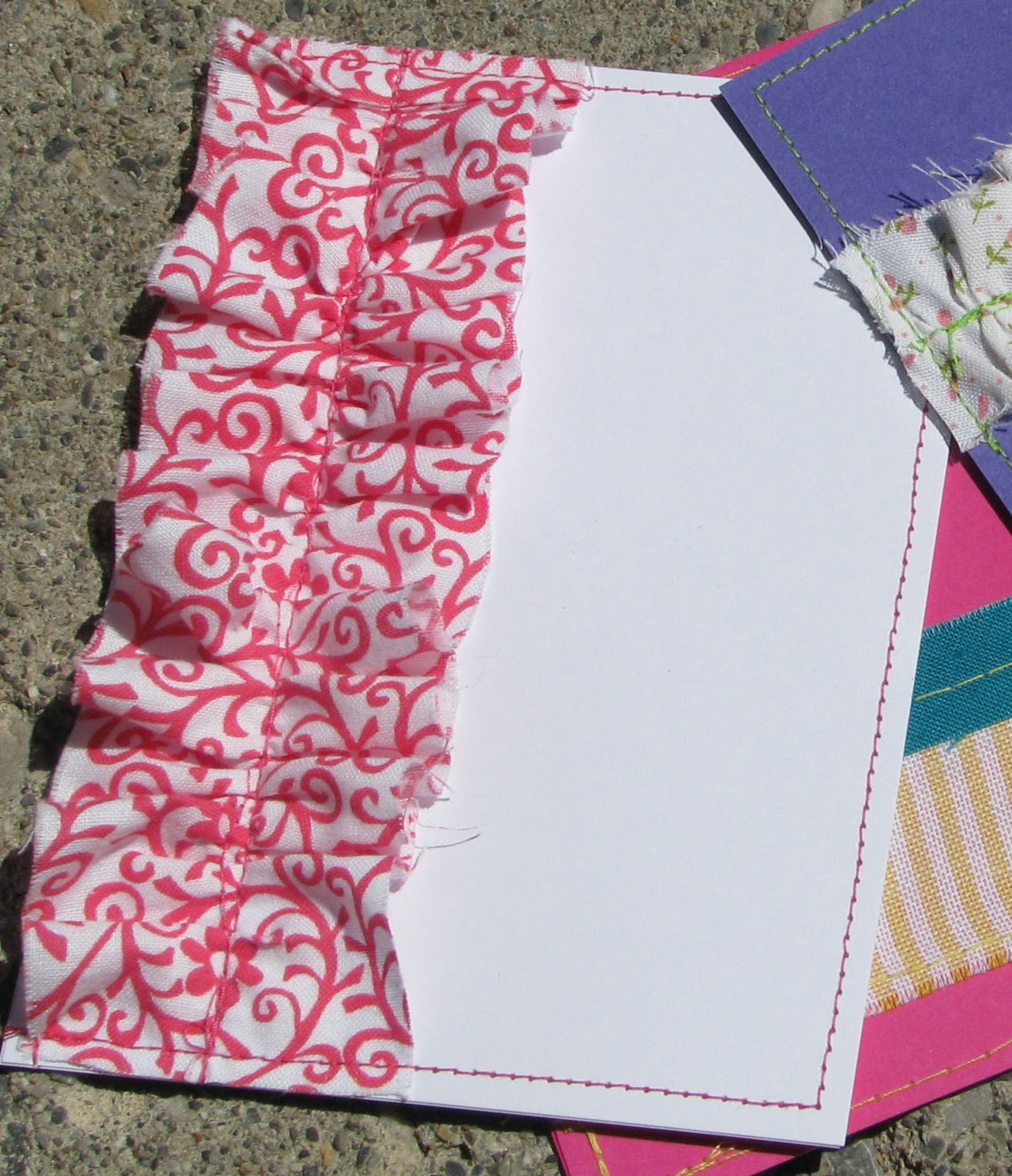 Homestitched: Ruffled Cards