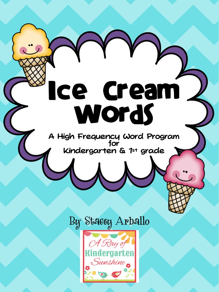 A Ray of Kindergarten Sunshine: Sight Word Program now in TpT!