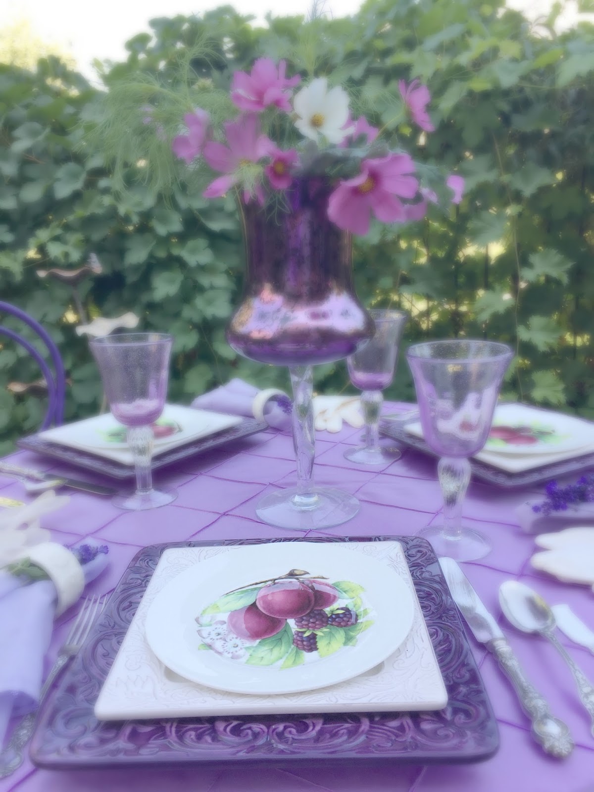 Violet Hues by Wallace - Purple Chocolat Home