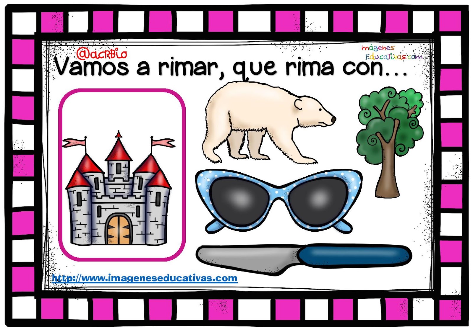 Fichas de Primaria: Las rimas