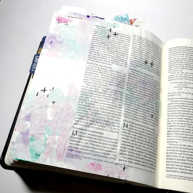 Shimmerz Paints: Be Transformed - AcriTonez Bible Layout with Nicole