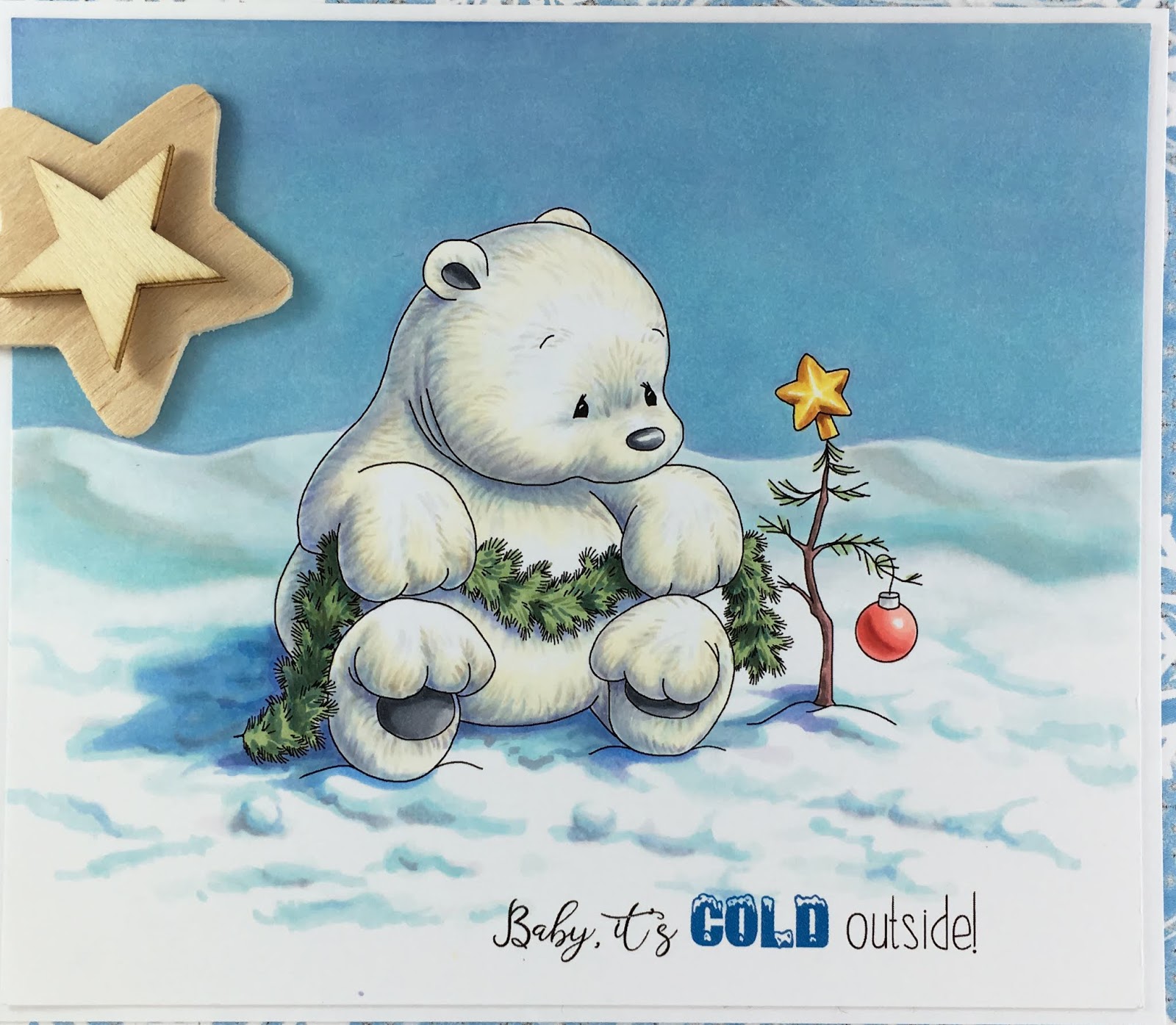 Crissy's Art & Heart: Polar Bear's Christmas Tree