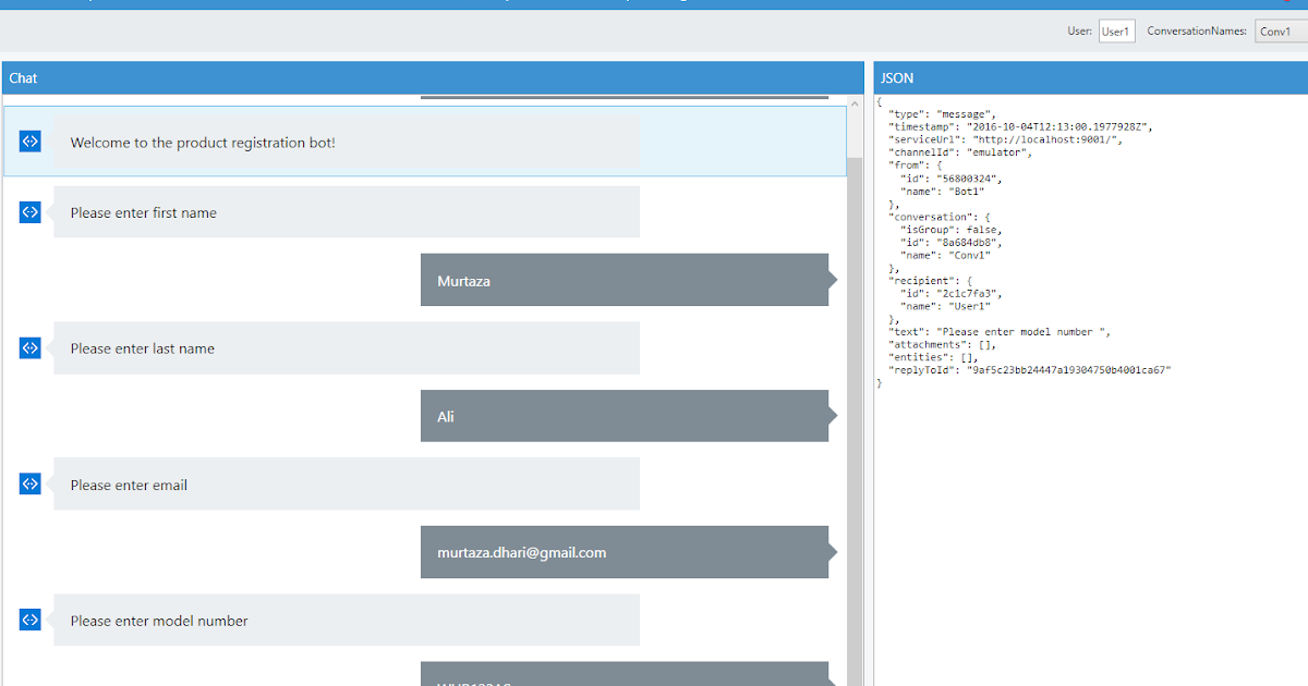 Murtaza Dhari's blog: Microsoft Bot Builder .Net Using FormFlow: Real ...
