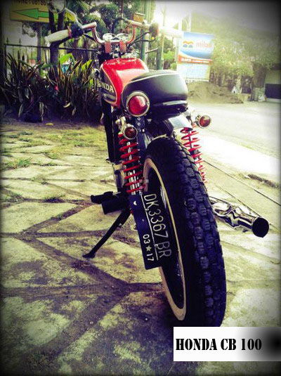 Modifikasi Honda CB 100 Dengan Konsep Retro Japstyle