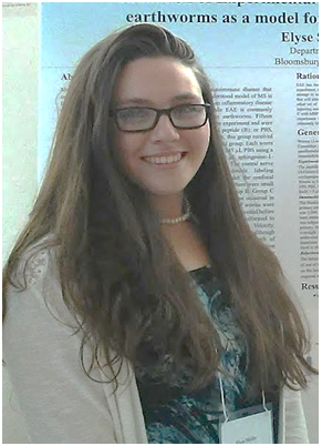 Elyse Shultz is the recipient of the Margaret Till Physiology Award