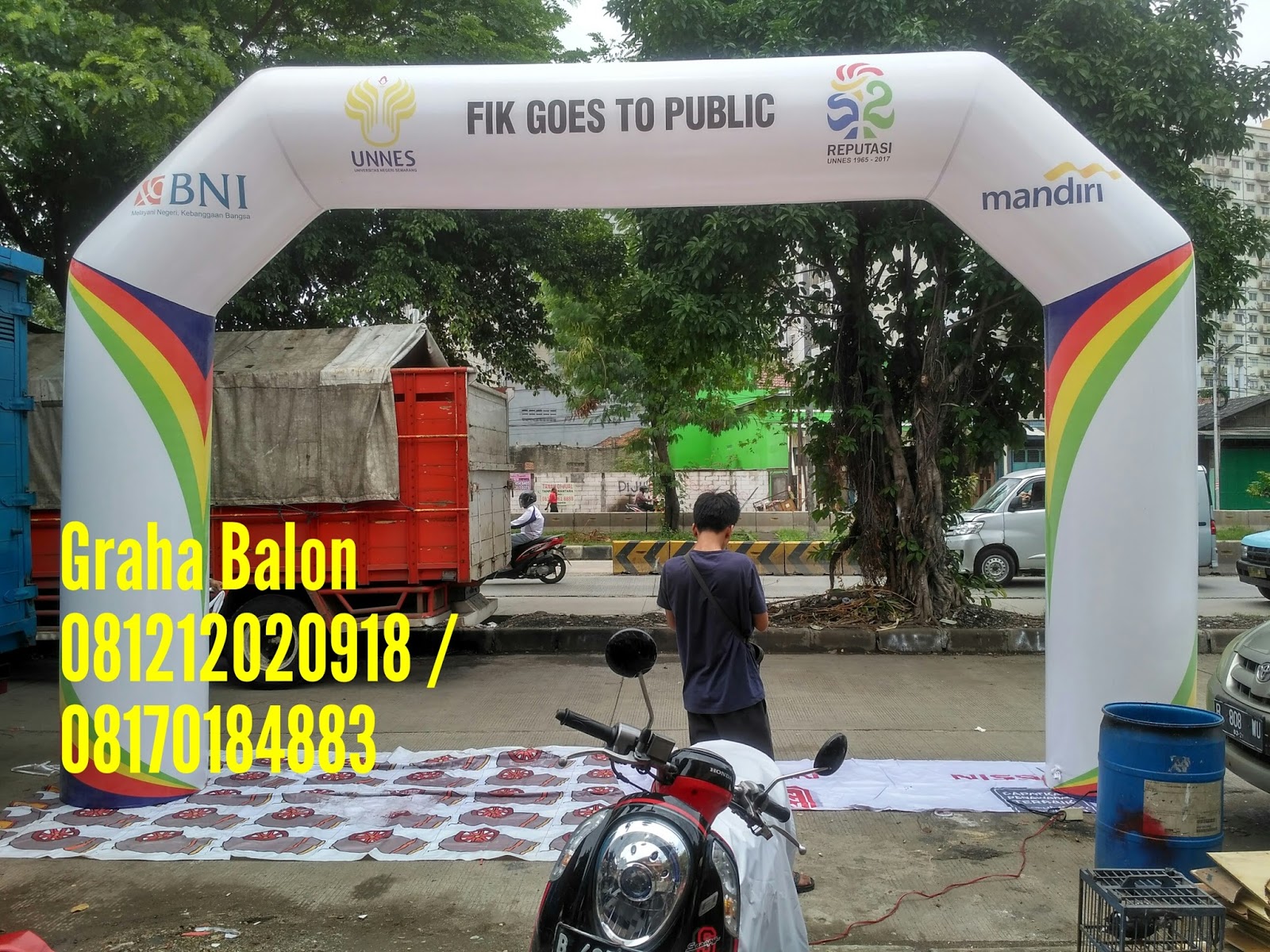 Jual Sewa Balon Gate Balon Start Finish Murah ~ Graha Balon - GRAHA BALON