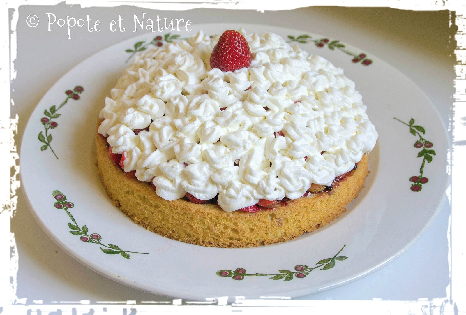 Popote et Nature: Un sablé gourmand aux fraises pour la fête des mamans