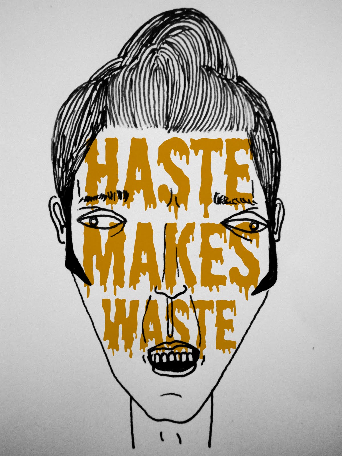 David Baddeley Illustration: Haste Makes Waste
