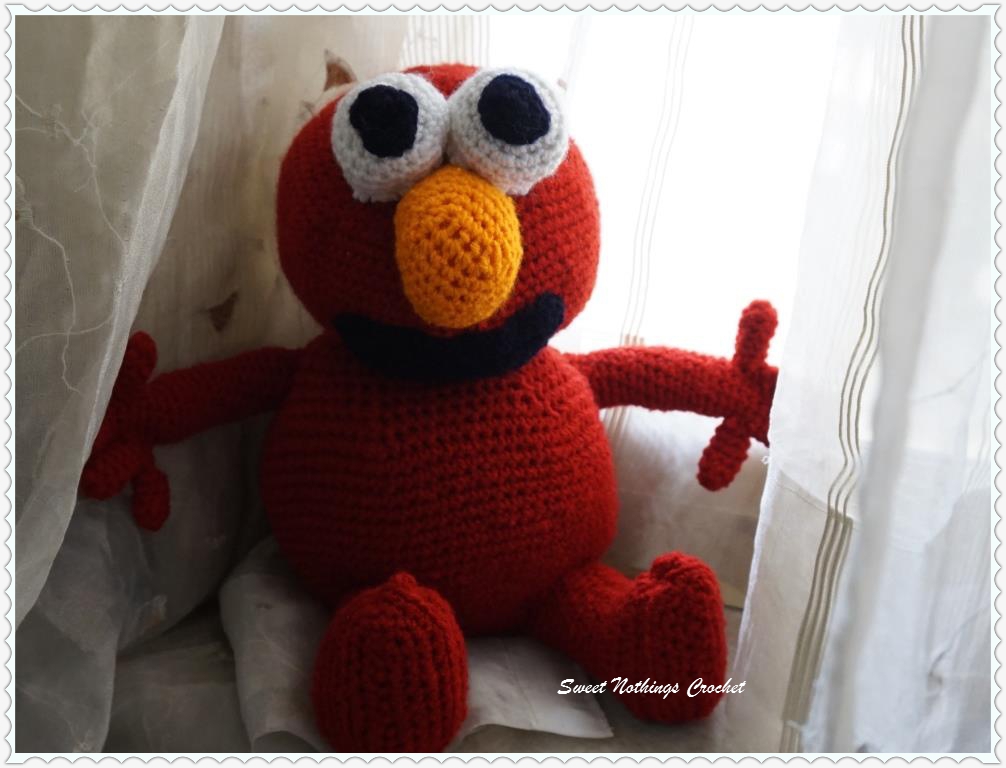 Sweet Nothings Crochet: AN ELMO-INSPIRED STUFFED TOY