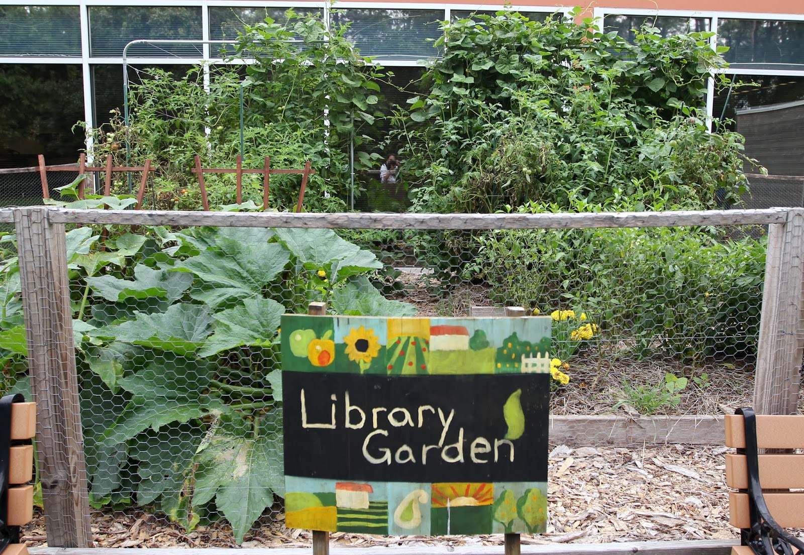 Mark Kodiak Ukena: Vernon Area Public Library Garden