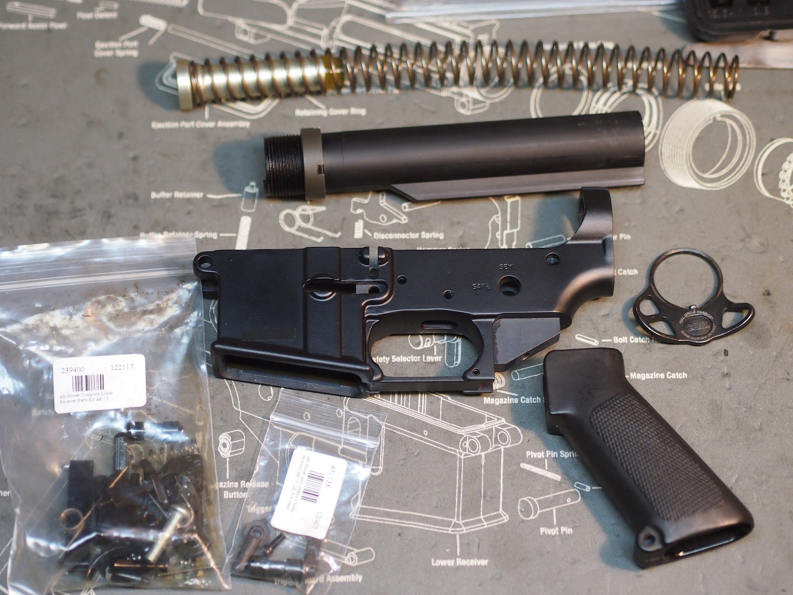 Mister Donut's Firearms Blog: Norinco CQ311 Lower Build, and the ...