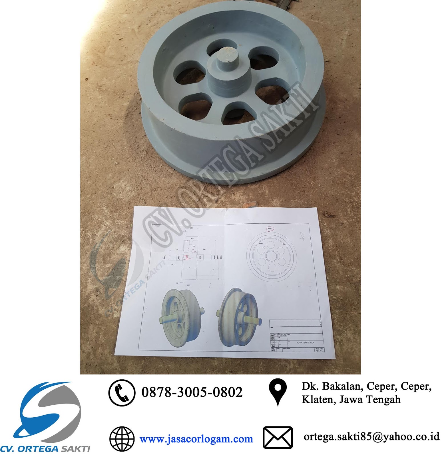 Jual roda kereta api / lori | SPAREPART KERETA API