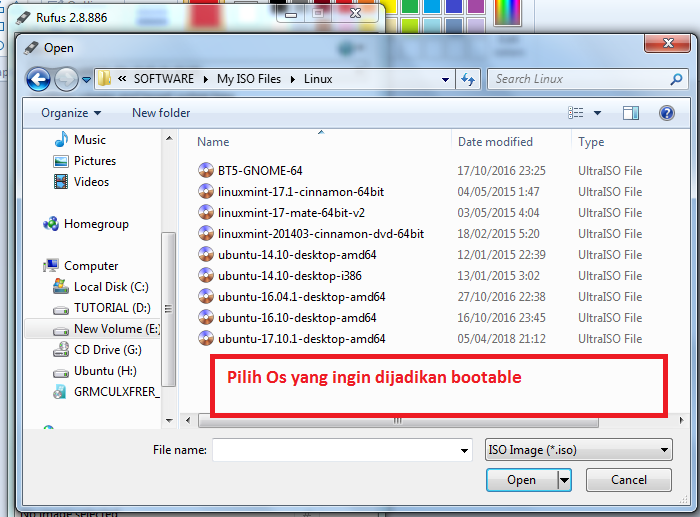 CARA MEMBUAT BOOTABLE LINUX MENGGUNAKAN RUFUS - Kata Kita