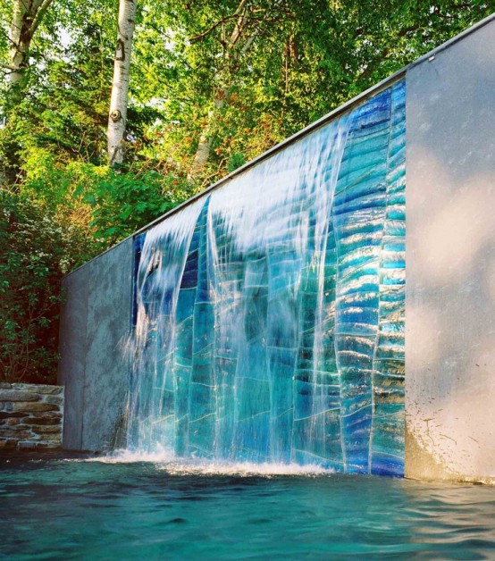 Home Design Ideas: Amazing Outdoor Water Walls For Your Backyard