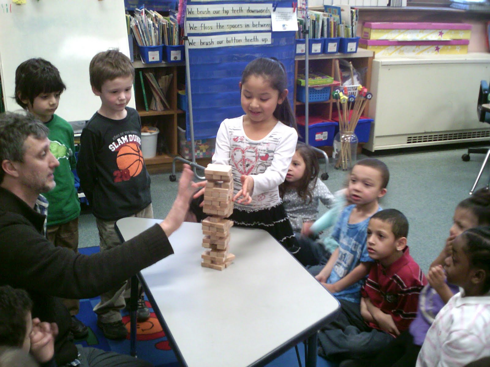 Macdonough School: First Grade Works on Teamwork!