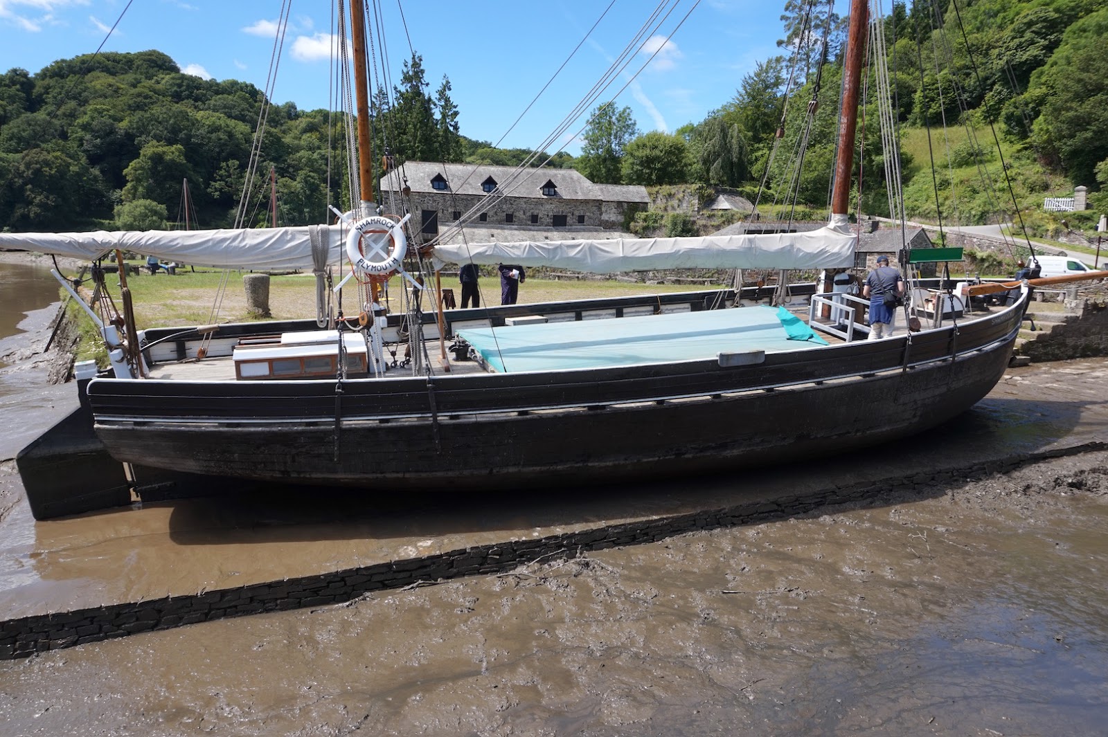 Shamrock (A Tamar Sailing Barge): Not Quite To Plan