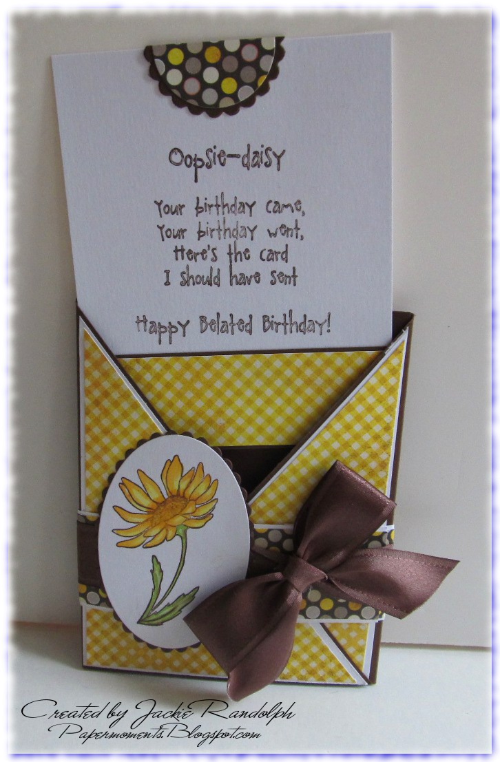 Paper Moments: Criss-Cross Card for Sweet Stamps