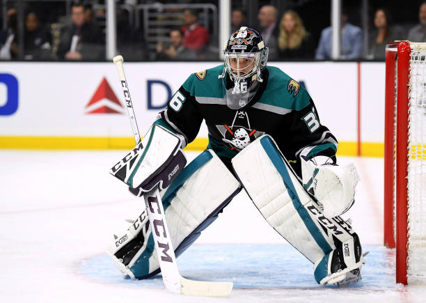 I Love Goalies!: John Gibson 2018-19 Mask