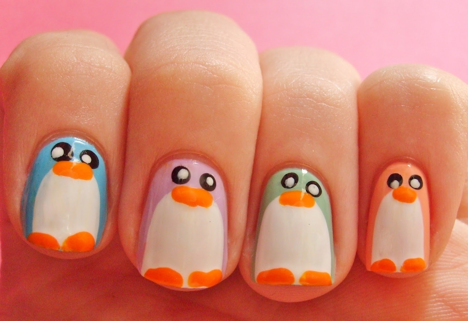 The Polishatorium: Pastel Penguins!