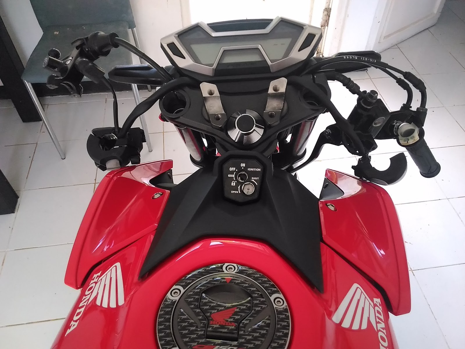 Bike and Travel: Pasang Stang Yamaha Byson ke All New CB150R