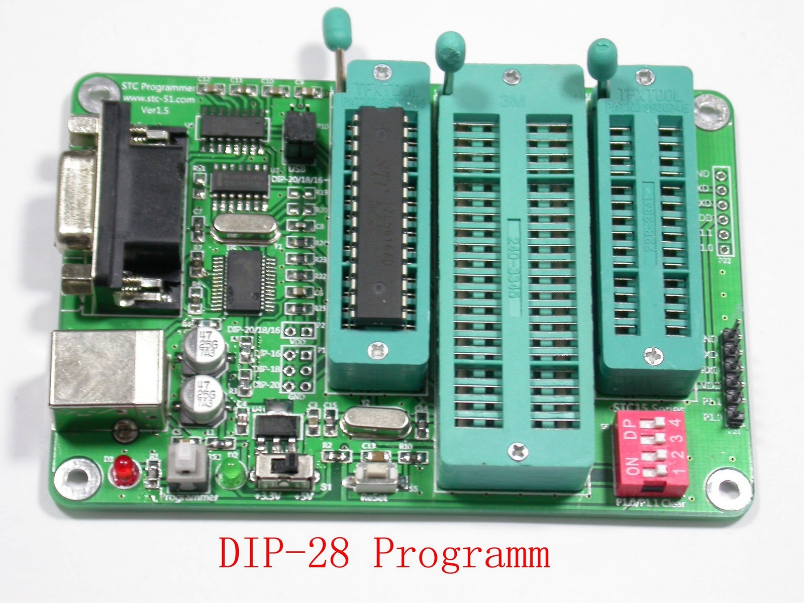 the blog of An electronic enthusiast: STC Universal Programmer