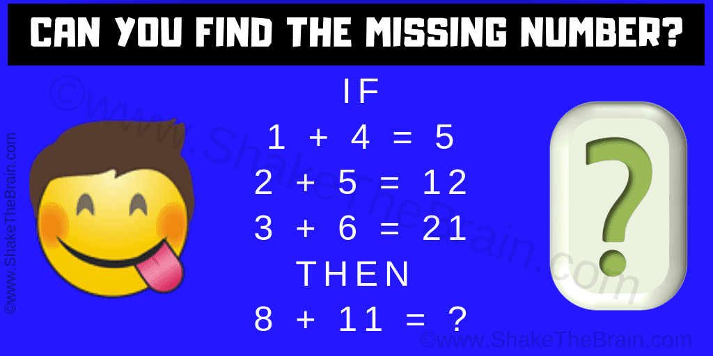 Maths Logic Brain Teaser for Adults to Challenge your Mind