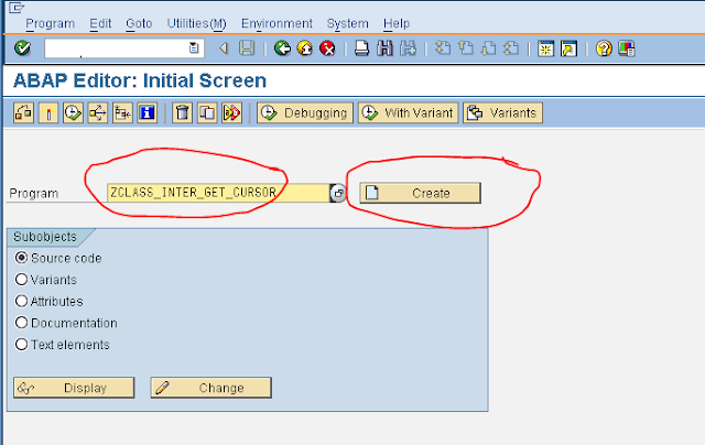 SAP TECH: Classical Interactive report based on Get Cursor Technique
