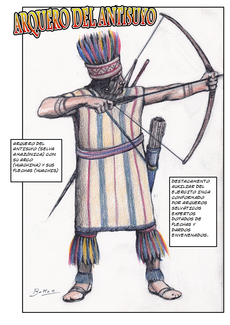Petites guerres précolombiennes : Archer Anti Suyu de l'armée inca ...