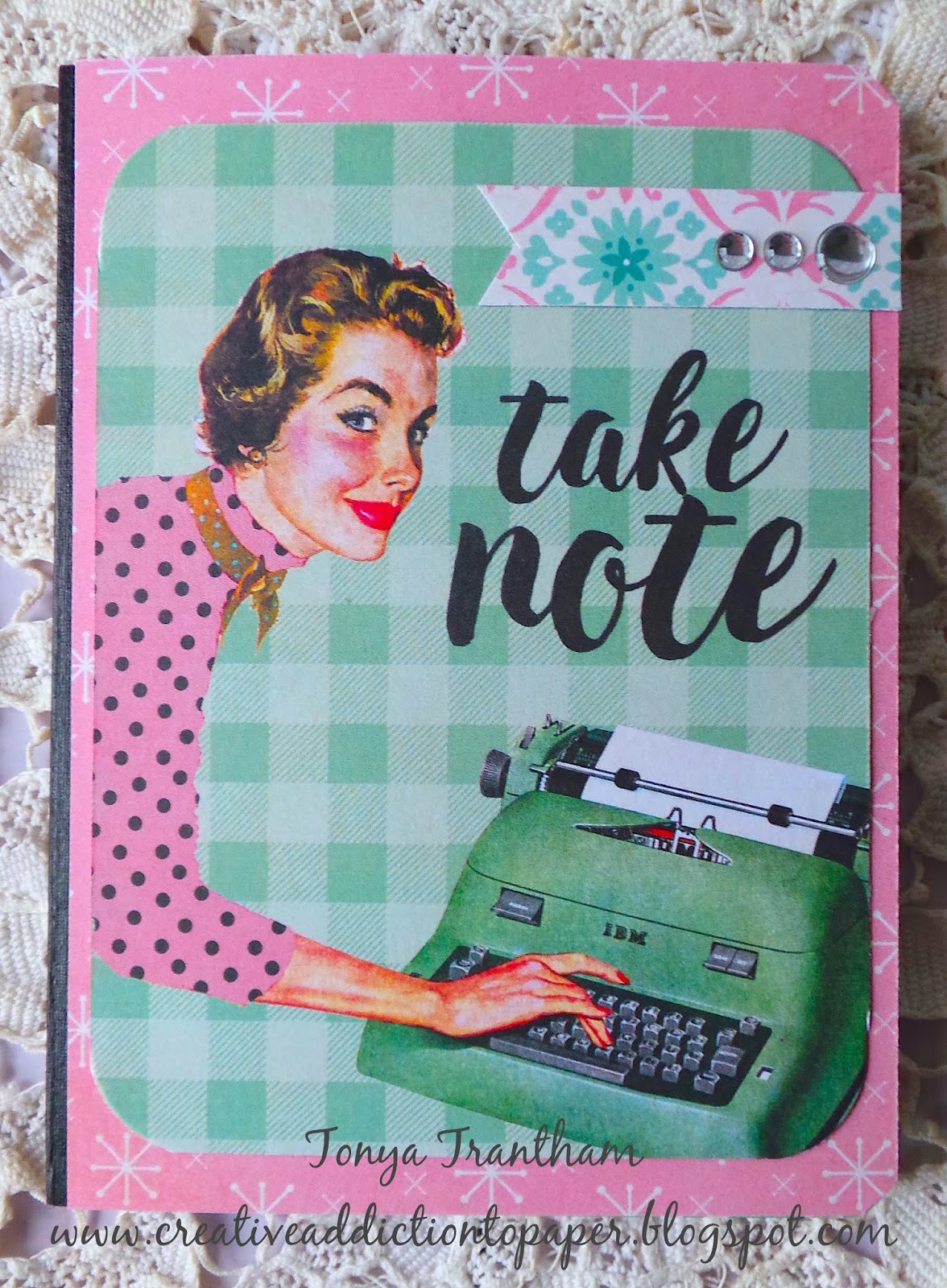Creative Addiction to Paper: Just Fabulous Notebook