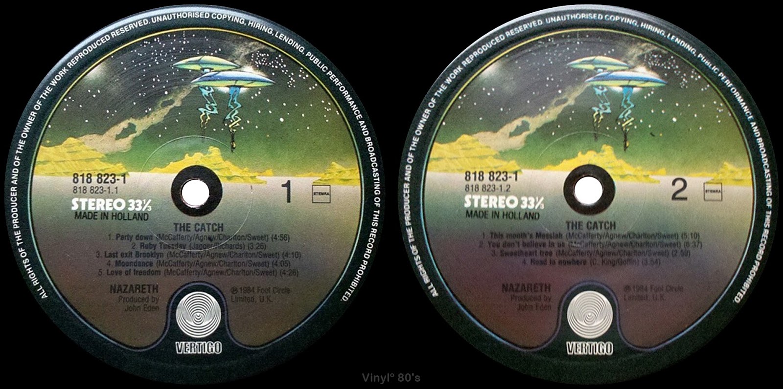 1984 The Catch - Nazareth - Rockronología