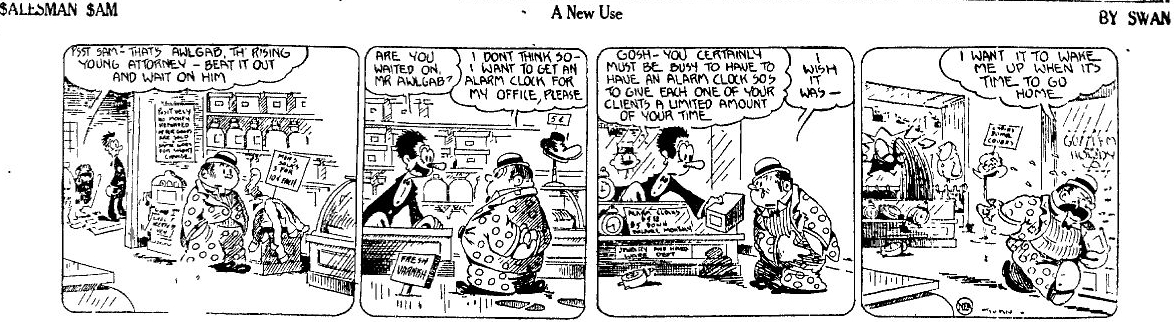 Les Cahiers du Comic Strip: Strip du Jour : Salesman Sam